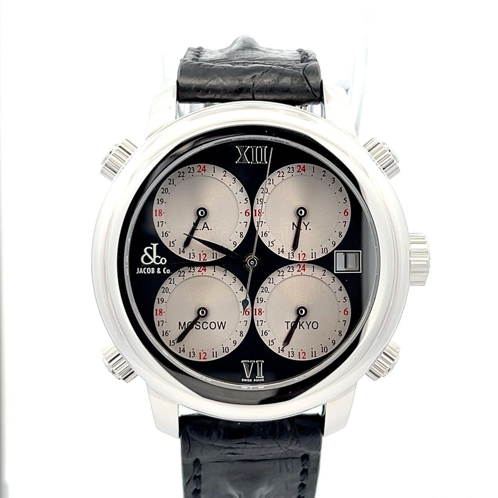 Mens Jacob & Co. Five Time Zone H24 Automatic Five Time Zones – Loucri ...